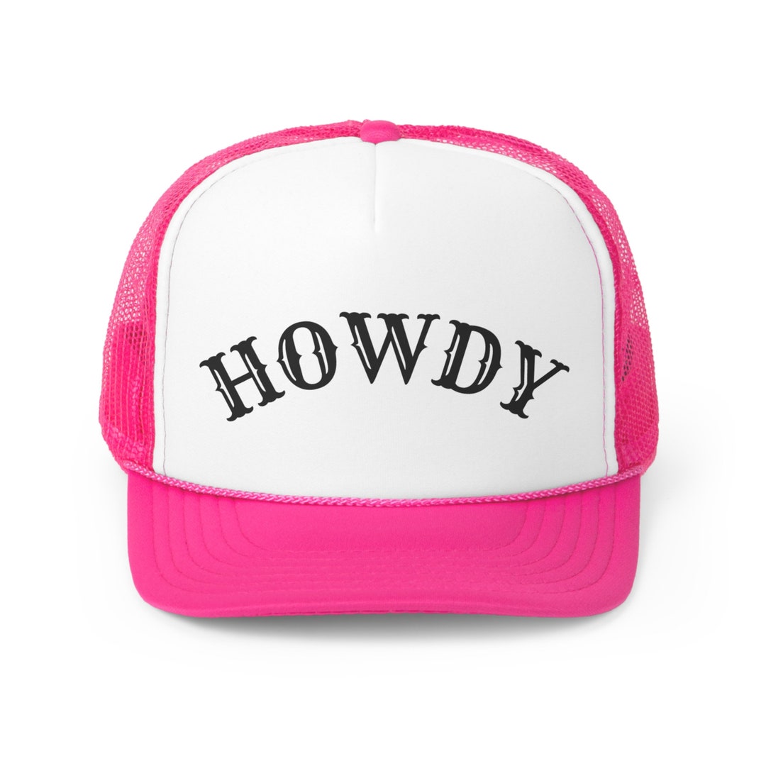 HOWDY Trucker Hat Celebrity Trendy Popular Trucker Hats - Etsy