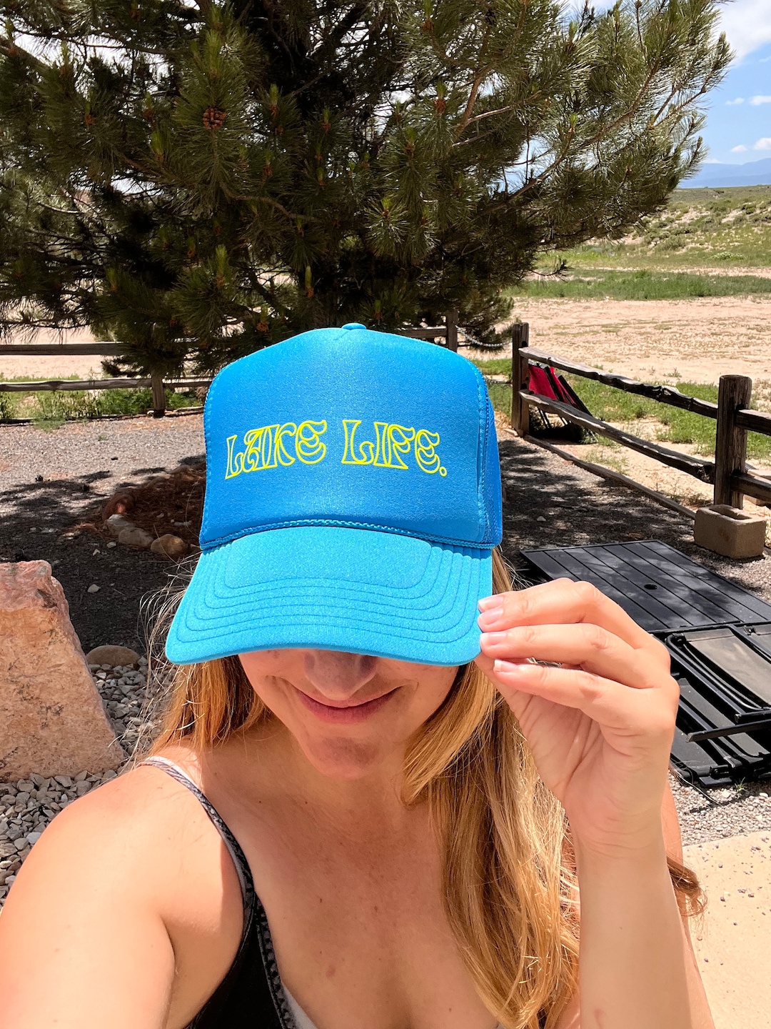 LAKE LIFE Hat TRUCKER Hat Get Ready for Summer Great Boating Hat ...