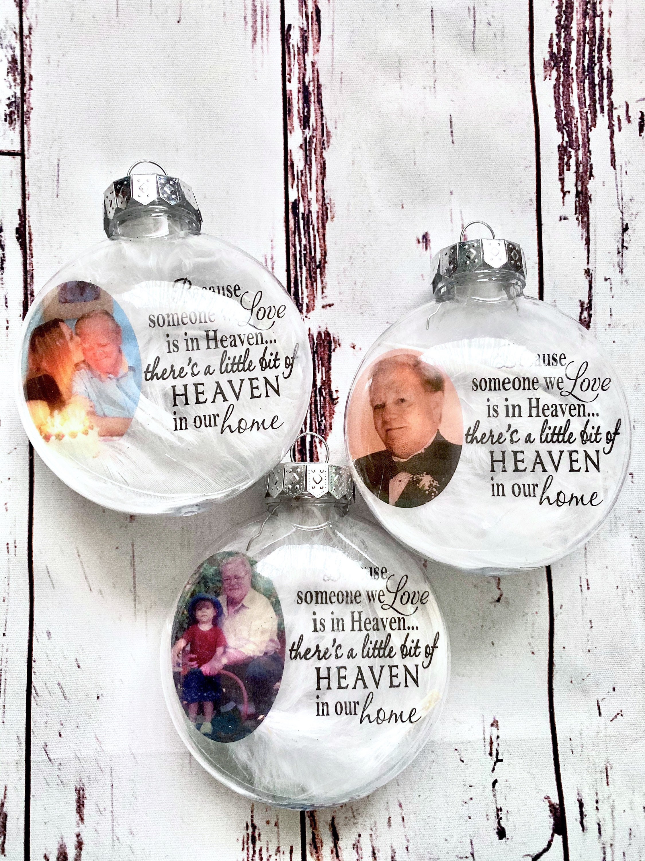 DIY Personalized Memorial Ornament Insert Only - Etsy