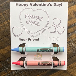Valentines Day Cards Colour Your Own for Classroom and Teacher Gift ...