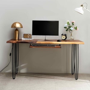 Desk legs with storage store