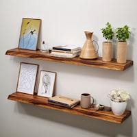 Live Edge Shelf - Etsy