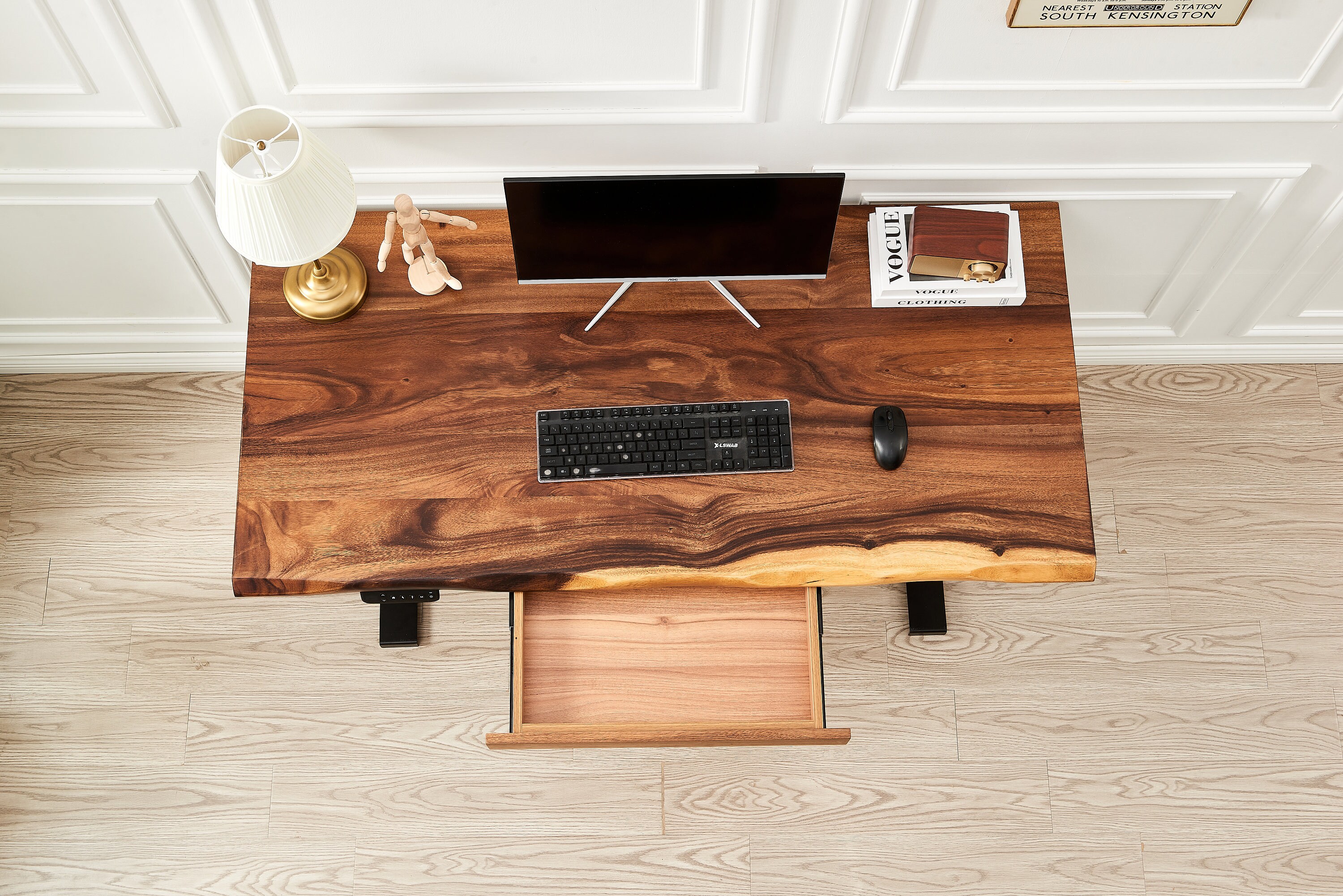 South American Walnut Drawer Add-on - Desk & Coffee Table Storage - Etsy