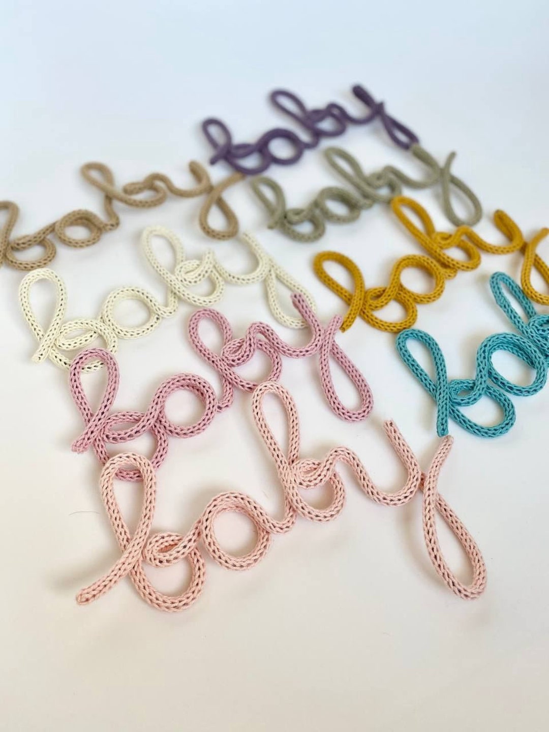 Baby Custom Knitted Sign Made in Ukraine, Personalised Baby Name ...