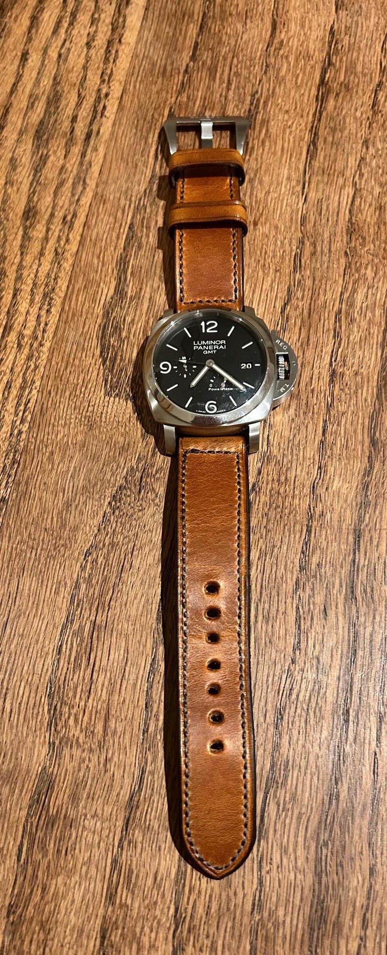 Luxury Hand Stitched Leather Panerai Watch Strap - Etsy UK