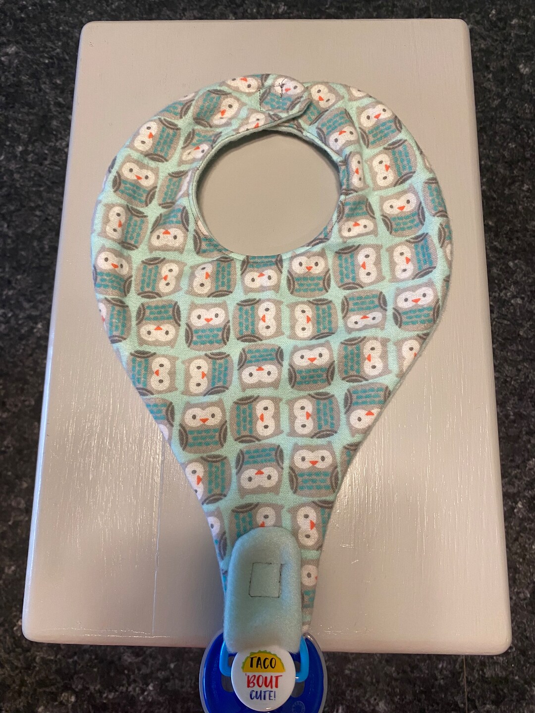 Infant Binky Bib - Etsy