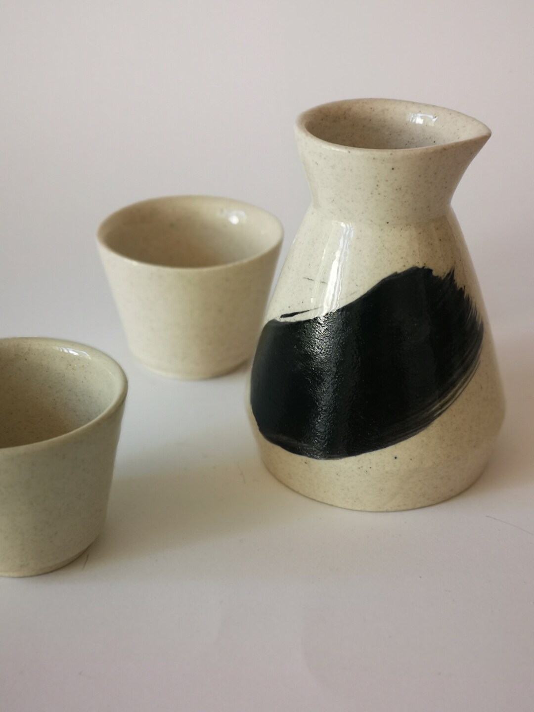 SAKE SET / Japanese-style Ceramic Set / Sake Set With Bowls / Carafe ...