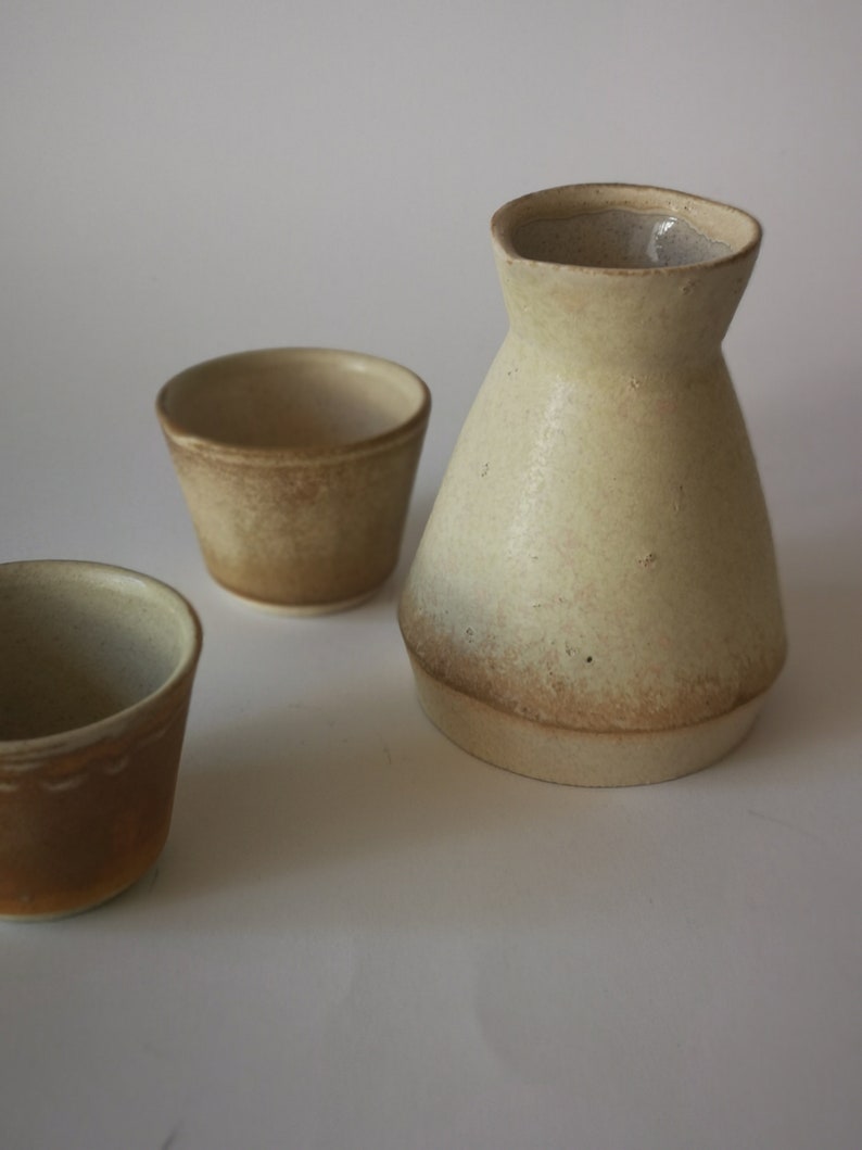 Sake Set / Japanese Style Sake Set / Ceramic Sake Set With Cups ...
