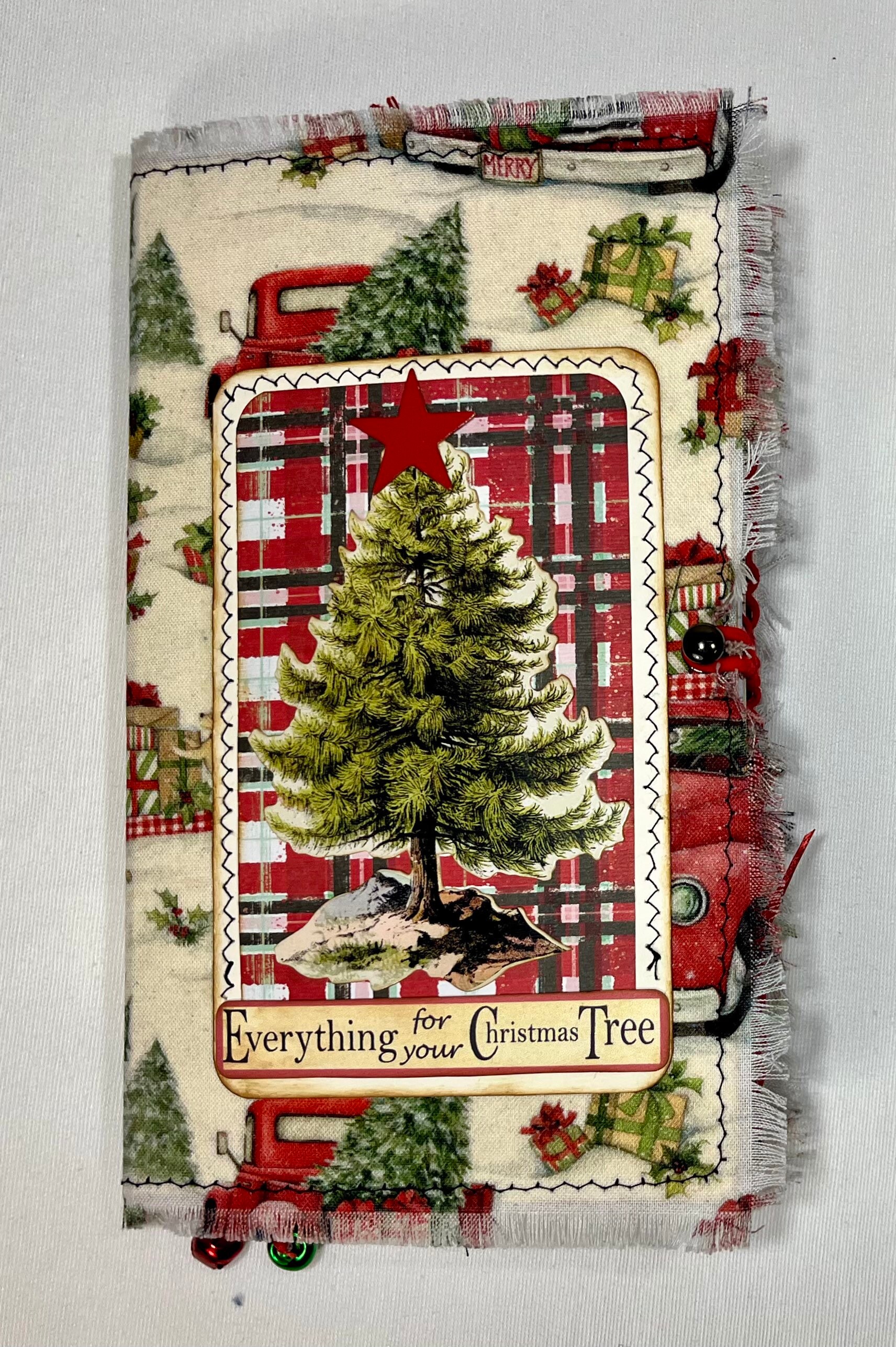 Red Truck Christmas Junk Journal - Etsy