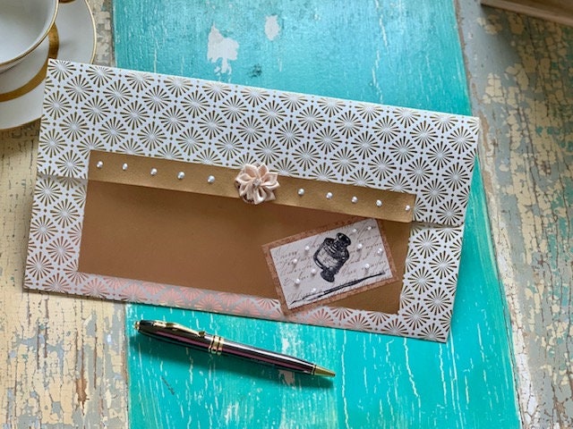 Stationary Folio Vintage Styled Stationary Folio Hand - Etsy