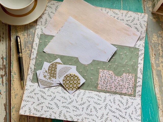 Stationary Folio - Vintage Styled - Stationary Folio - Hand Dyed ...