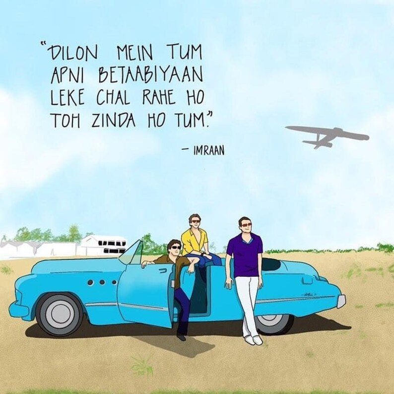 Zindagi Na Milegi Doobara Printable Poster | Etsy