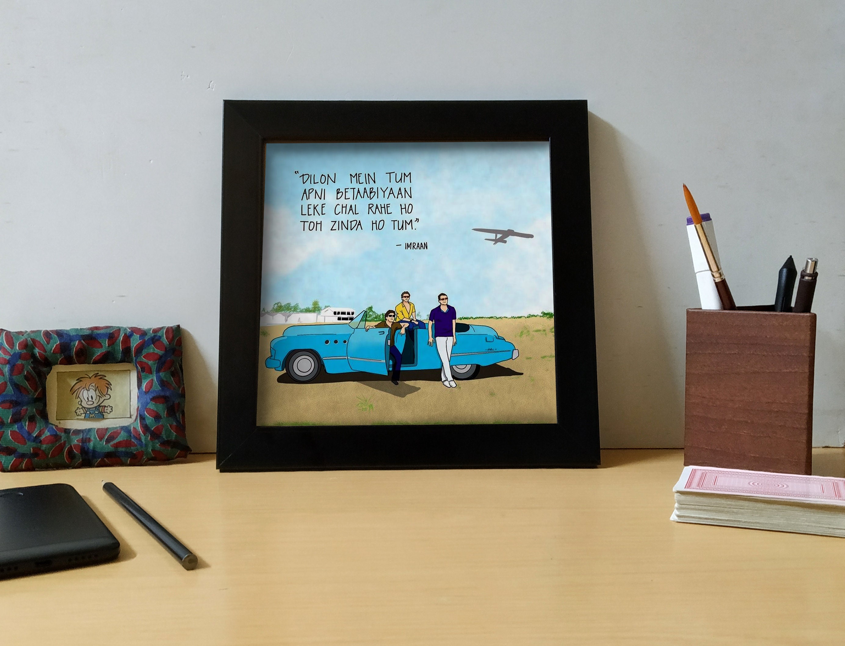 Zindagi Na Milegi Doobara Printable Poster| Bollywood Posters | ZNMD - Etsy