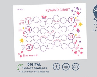 Star and Reward Chart for Positive Reinforcement - Etsy