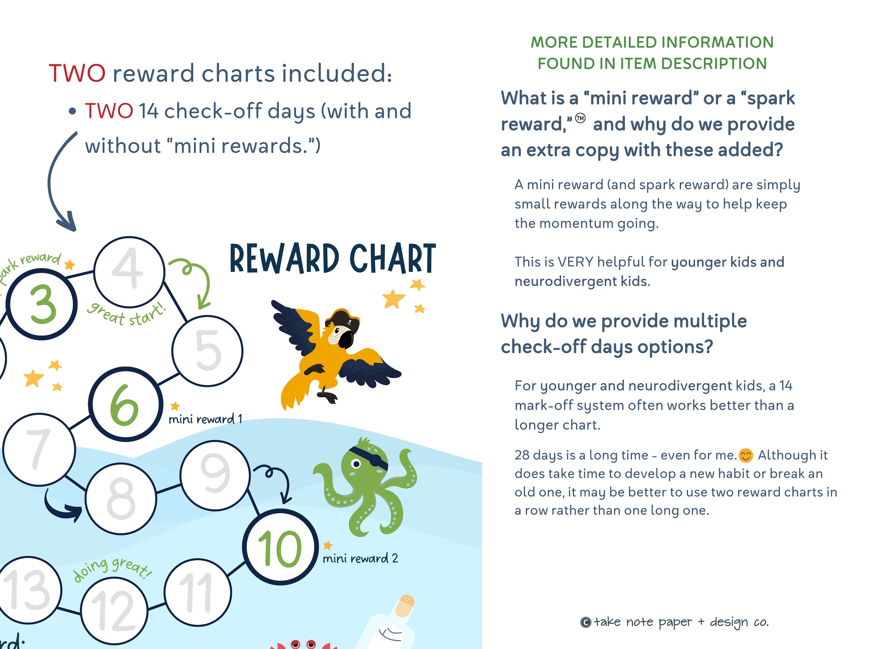 Pirate Reward Chart, Sticker Chart, Potty Training Chart, Kids Behavior ...