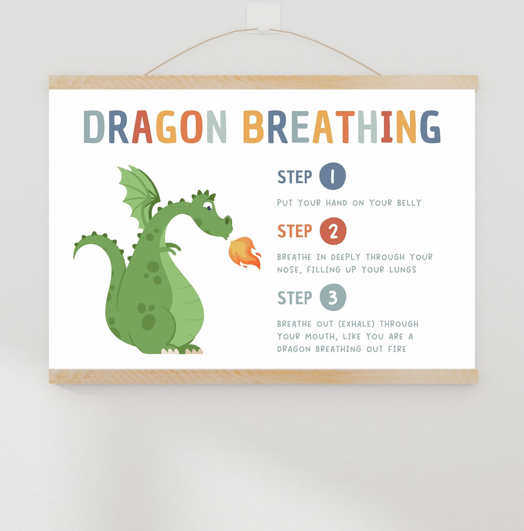Dragon Breathing Exercises, Classroom Management Poster, Social ...