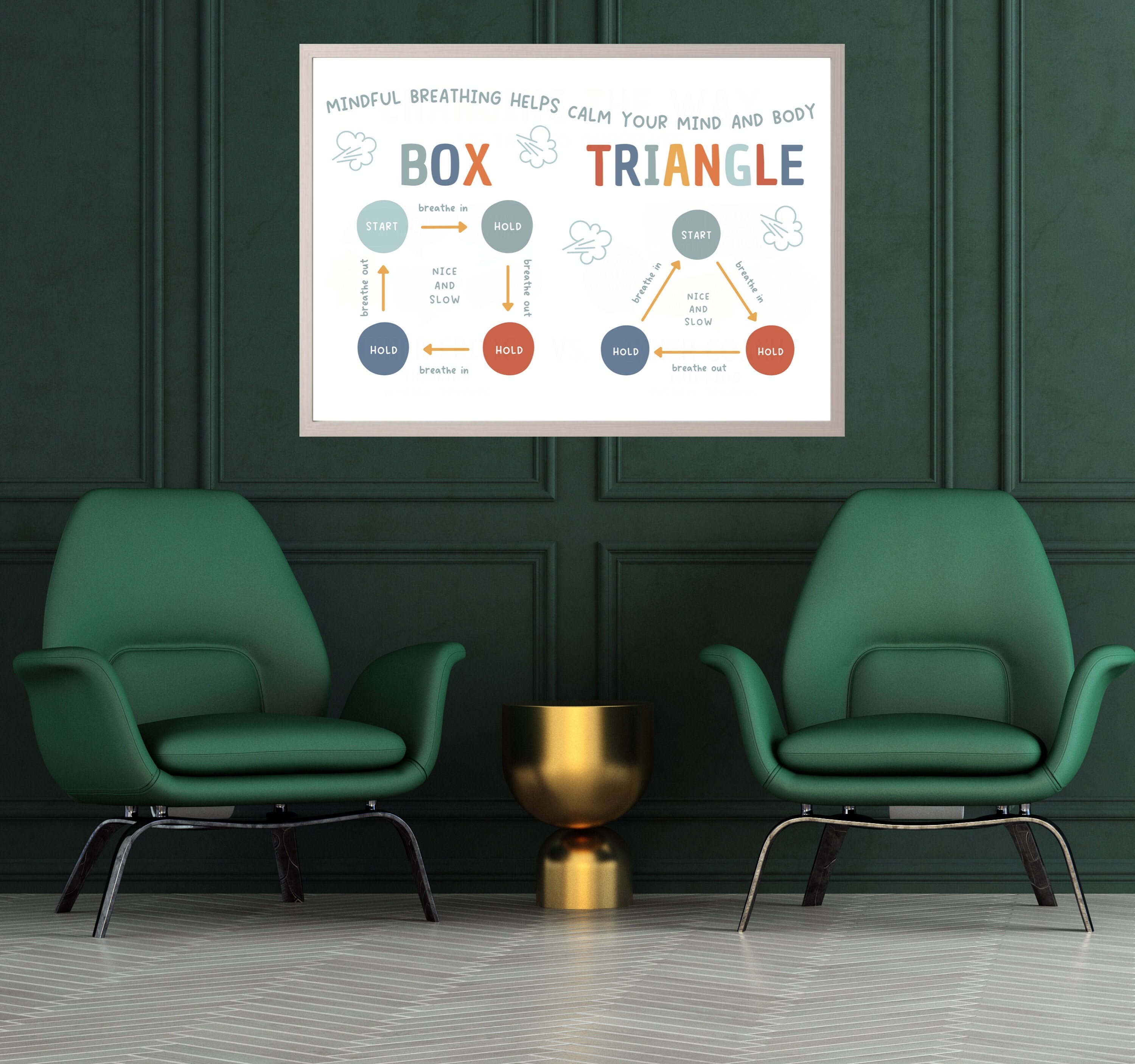 Box Breathing Triangle Breathing Techniques, Social Emotional Learning ...