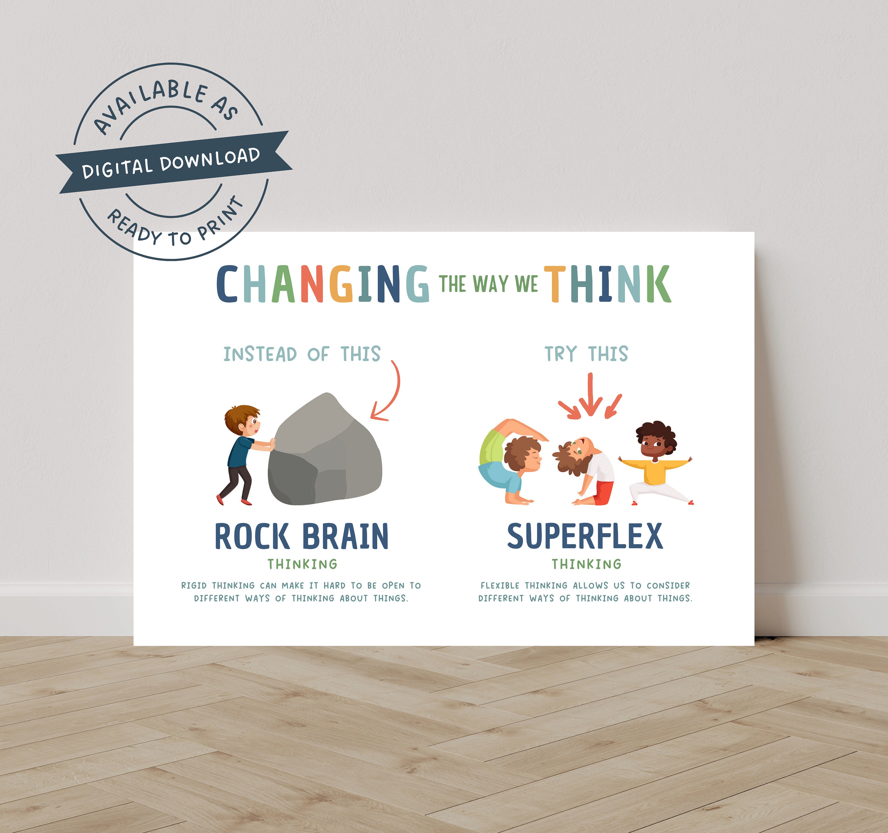 Superflex Vs Rock Brain Growth Mindset, Changing the Way We Think ...