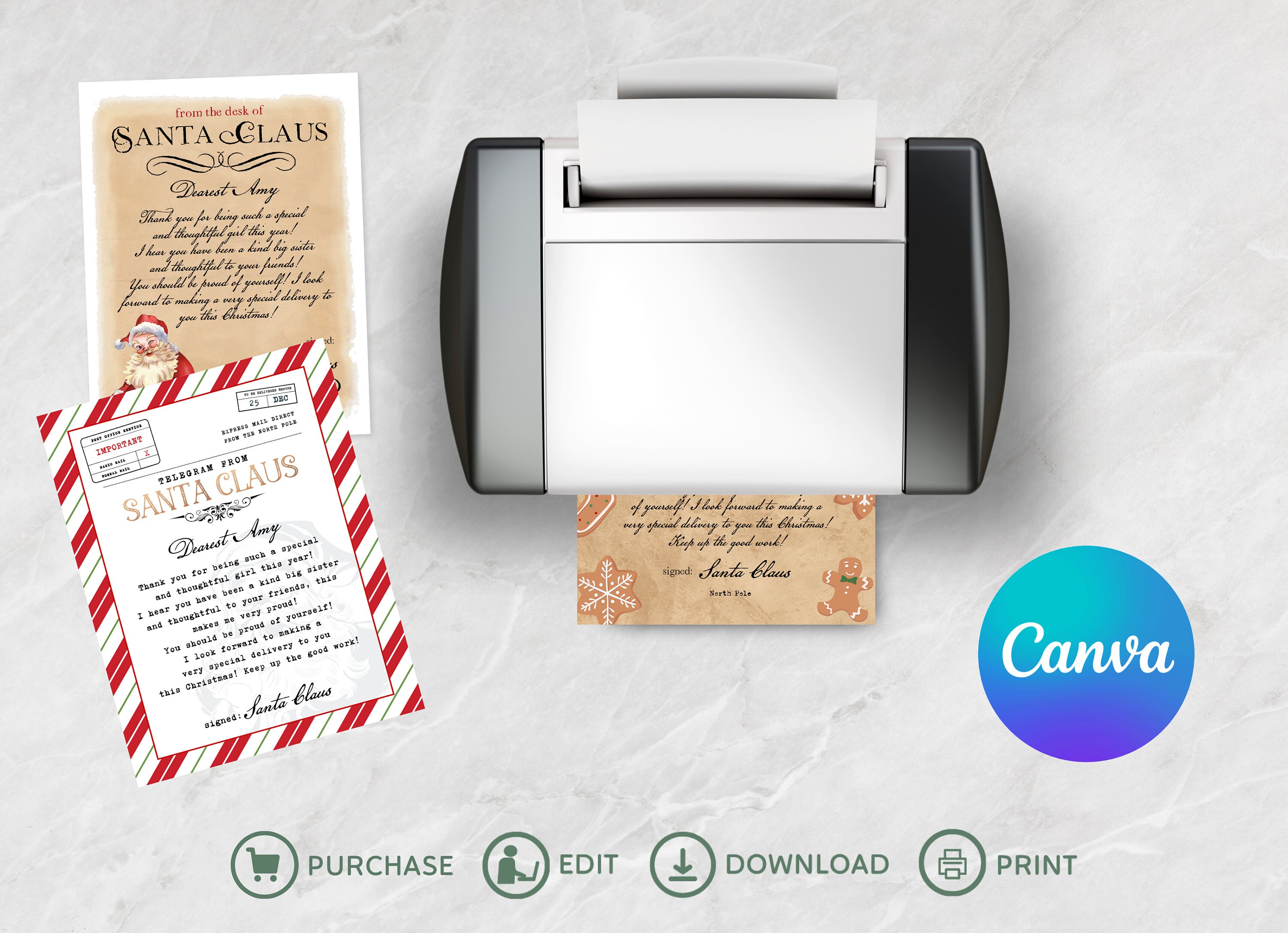 Letter From Mrs Claus, EDITABLE Mrs Claus Letter, Letter From Santa ...