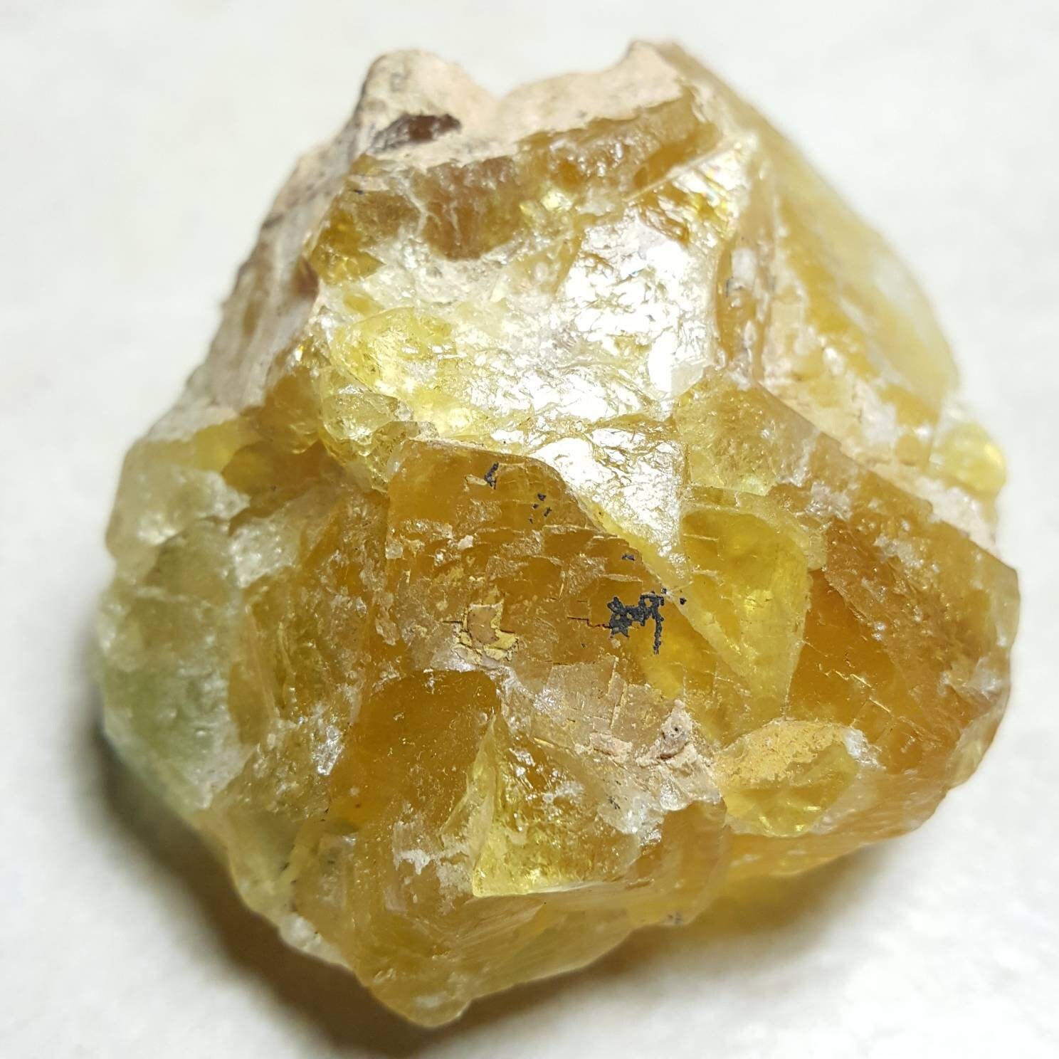 Yellow Fluorite 129 grams 60x49x30mm Natural Healing Gemstone | Etsy