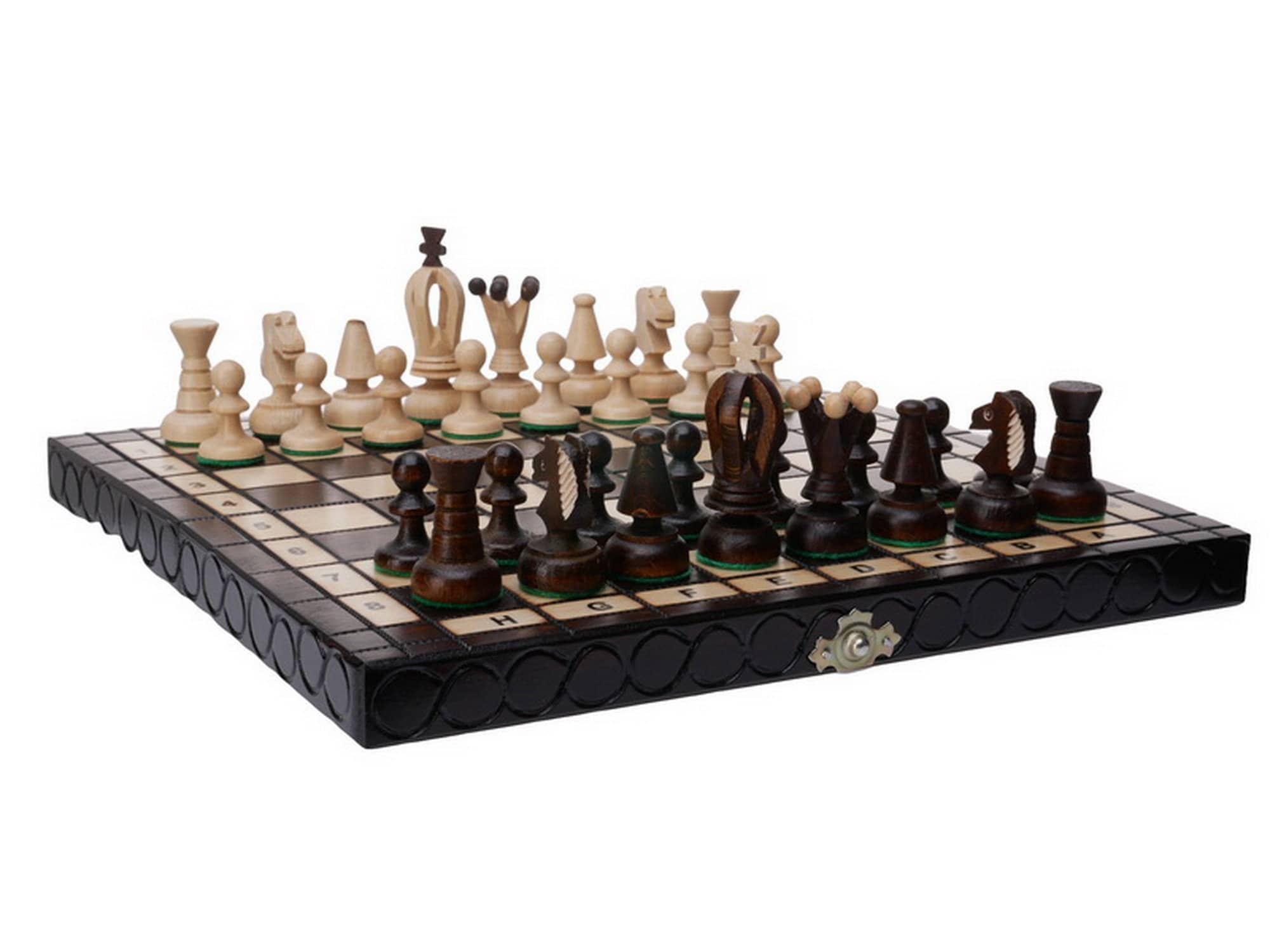 Wooden Chess Set Chess Board of Ecological Wood 29x29x2.5cm - Etsy