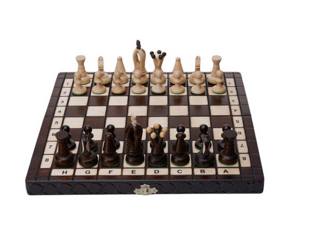 Wooden Chess Set, Chess Board of Ecological Wood 29x29x2.5cm, Amazing ...