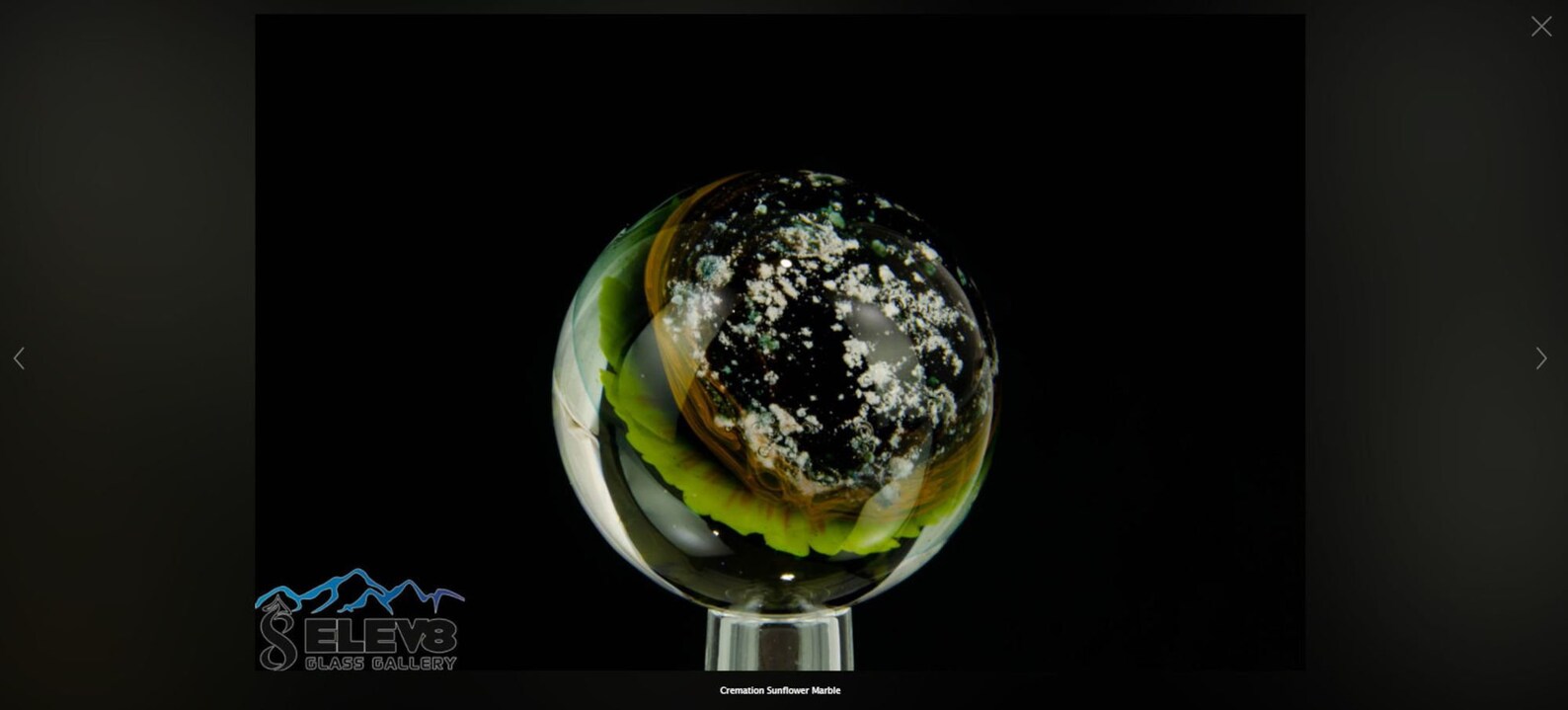 Elev8 Premier Cremation Marble With Sunflower - Etsy