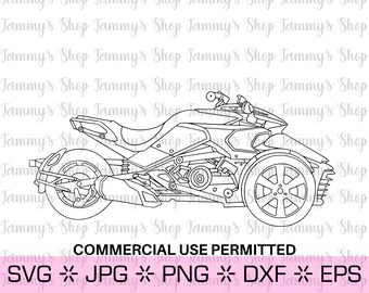 Can Am Spyder Svg - Etsy