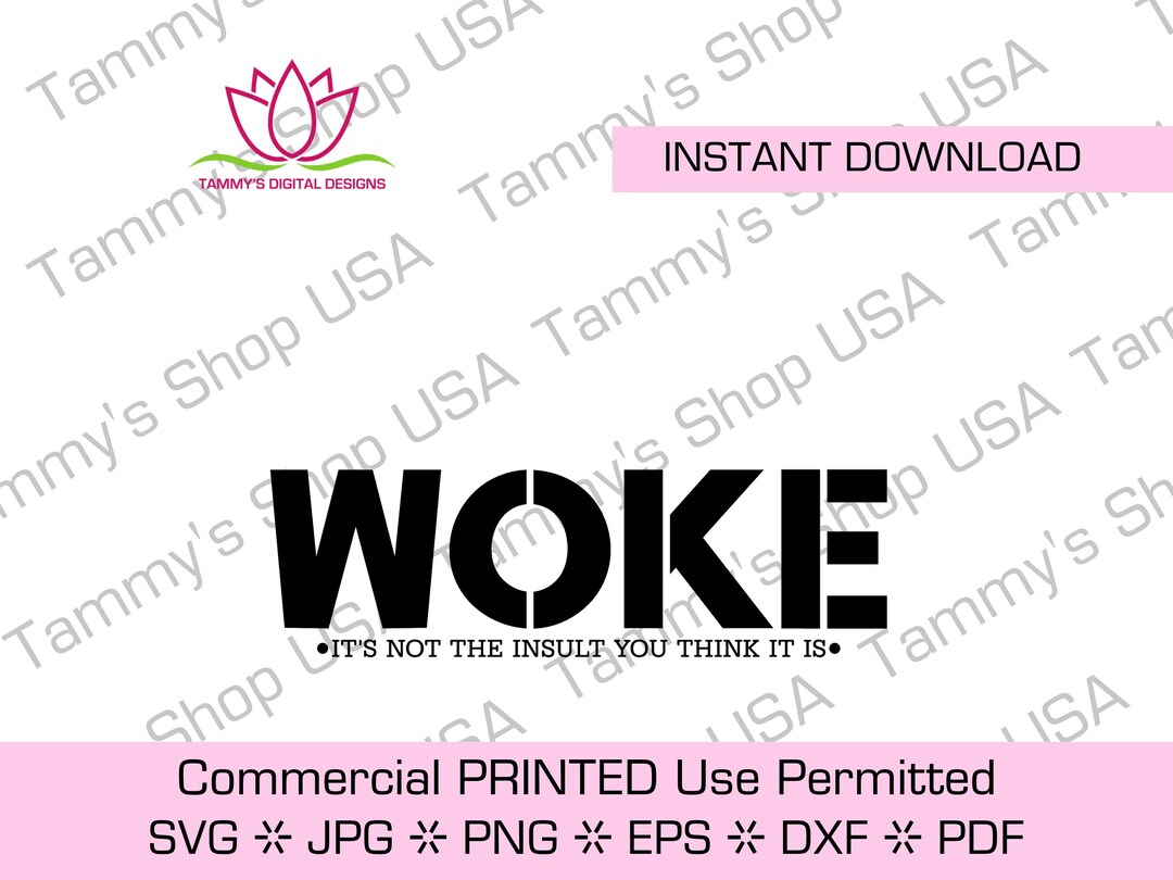 Woke Design: Commercial Use SVG, JPG, PNG (digital Download) - Etsy