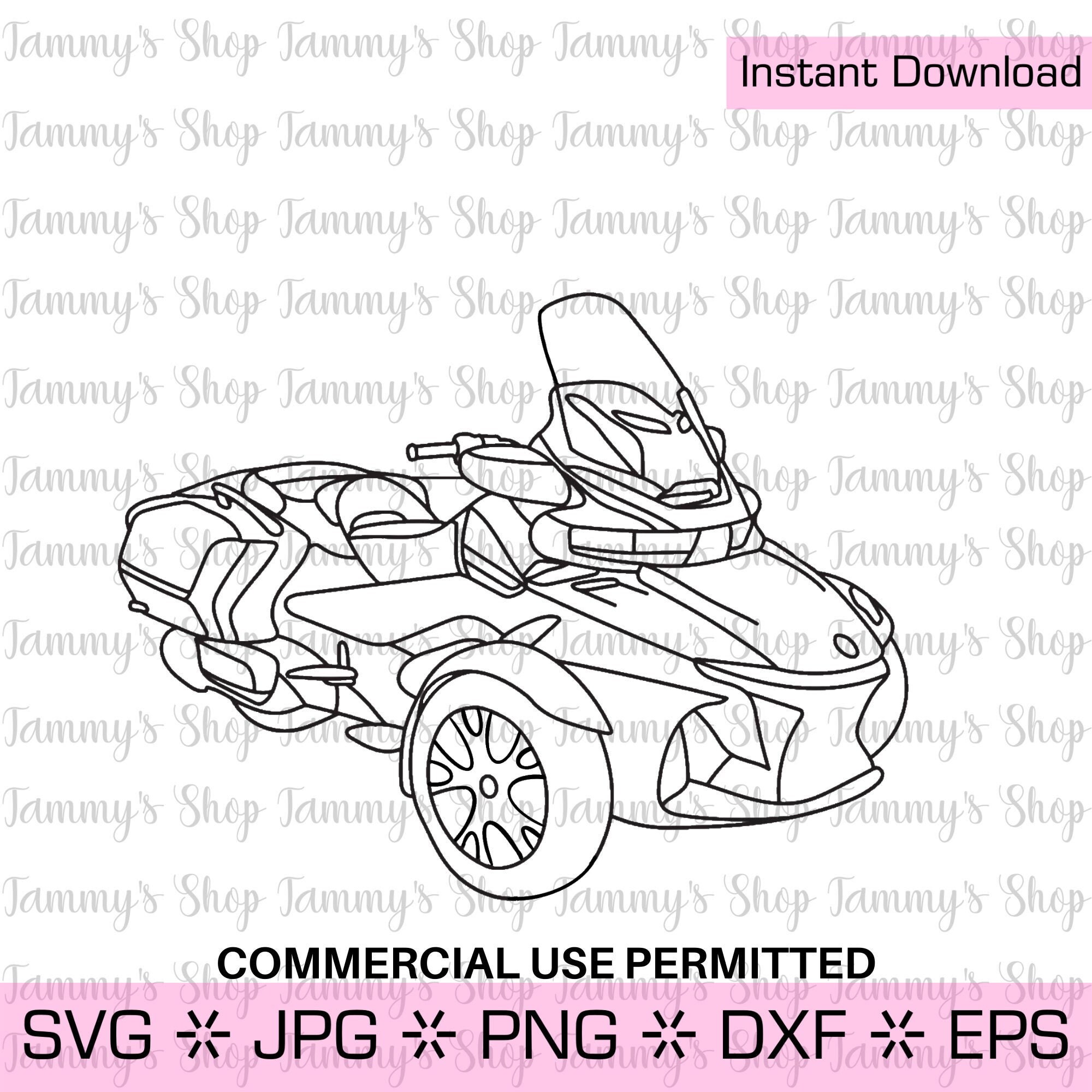 CAN AM Spyder RT Downloadable File Cut File Svg File | Etsy