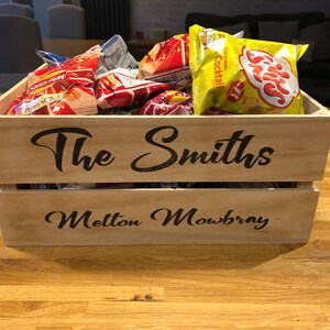 Personalised Wooden Crate Perfect New Home Gift or Present - Etsy