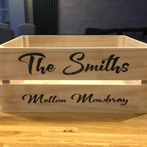 Personalised Wooden Crate Perfect New Home Gift or Present - Etsy