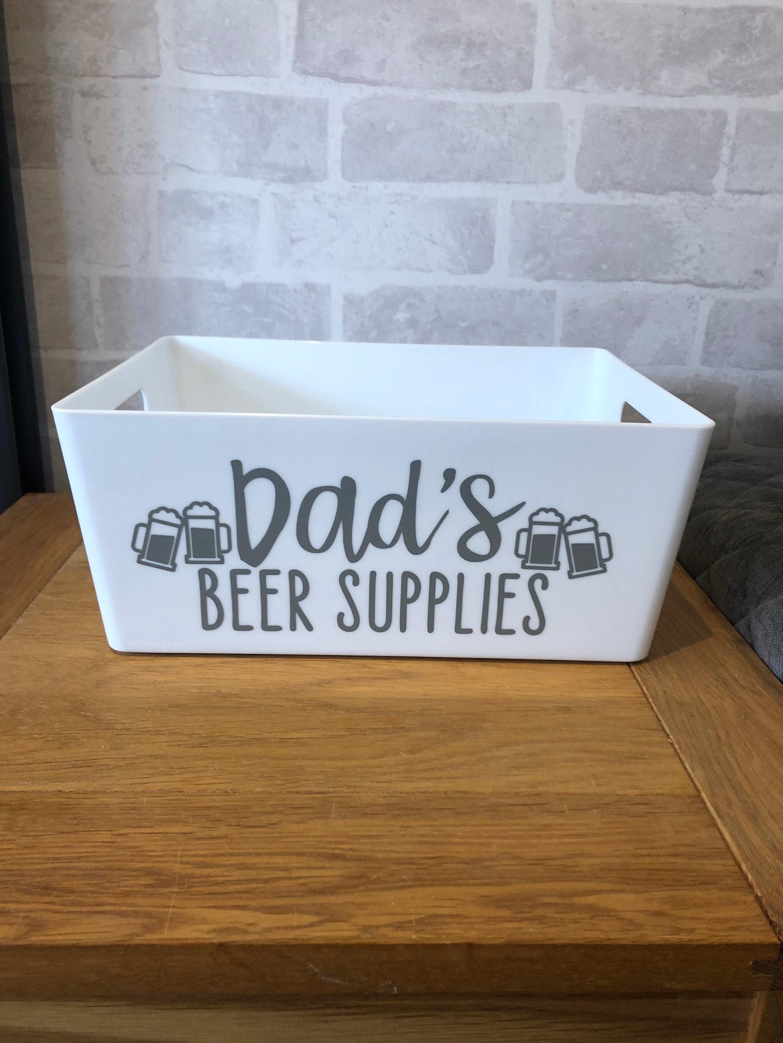 Personalised Beer Storage Box Crate Perfect Gift for Fathers Day Dad ...