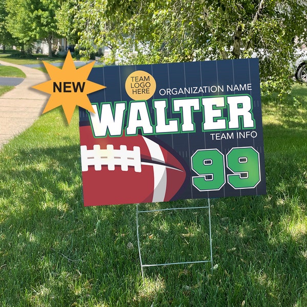 Football Yard Signs - Etsy