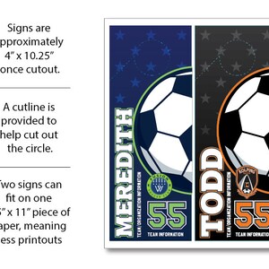DIGITAL FILE - Custom Sports Tournament Sign - Soccer - Door Hanger ...