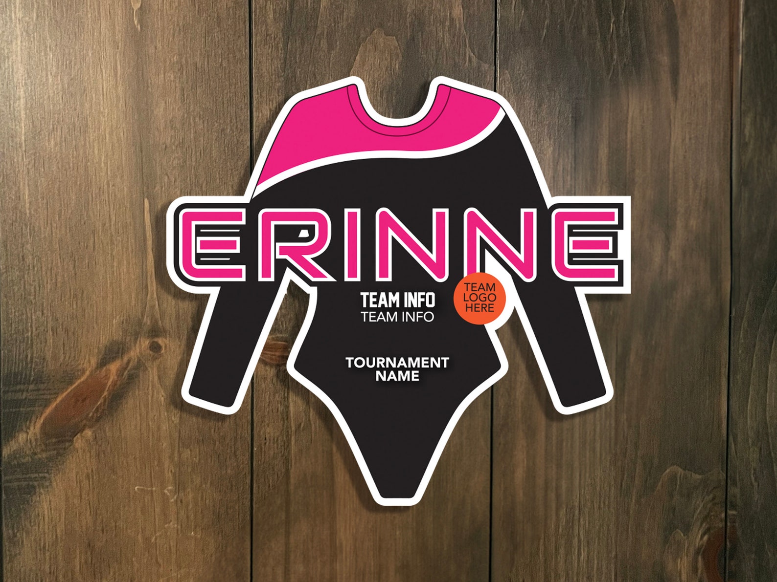 DIGITAL FILE Custom Sports Tournament Sign Gymnastics / Dance Leotard ...