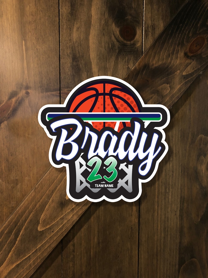 DIGITAL FILE - Custom Sports Tournament Sign - Basketball - Hoop - Door ...