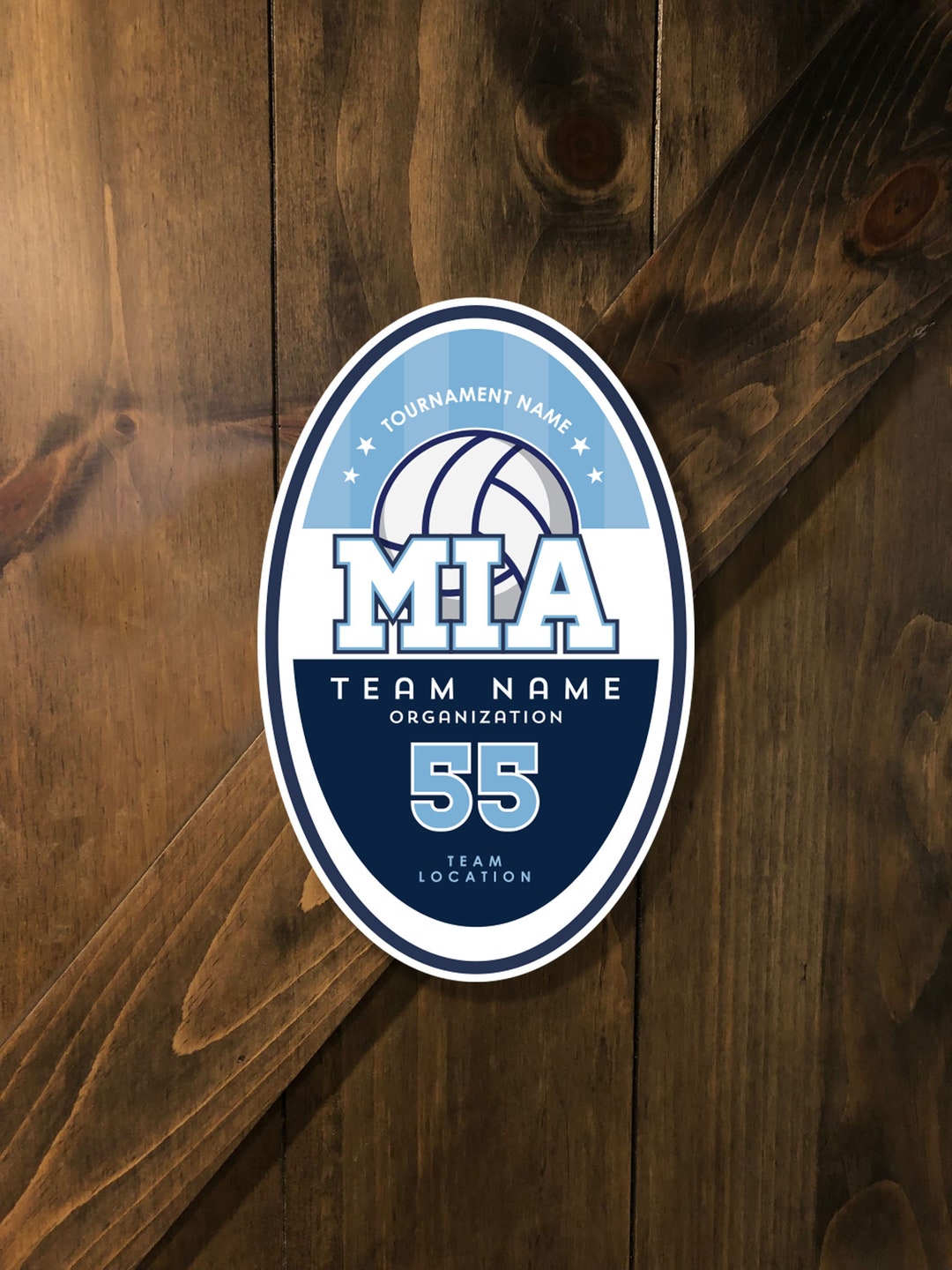 DIGITAL FILE - Custom Sports Tournament Sign - Volleyball - Oval - Door ...