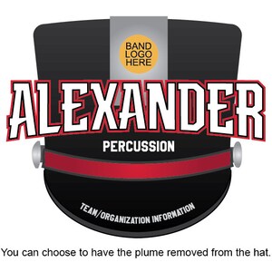 DIGITAL FILE - Custom Band Sign - Marching Band Hat - Door Hanger, Door ...