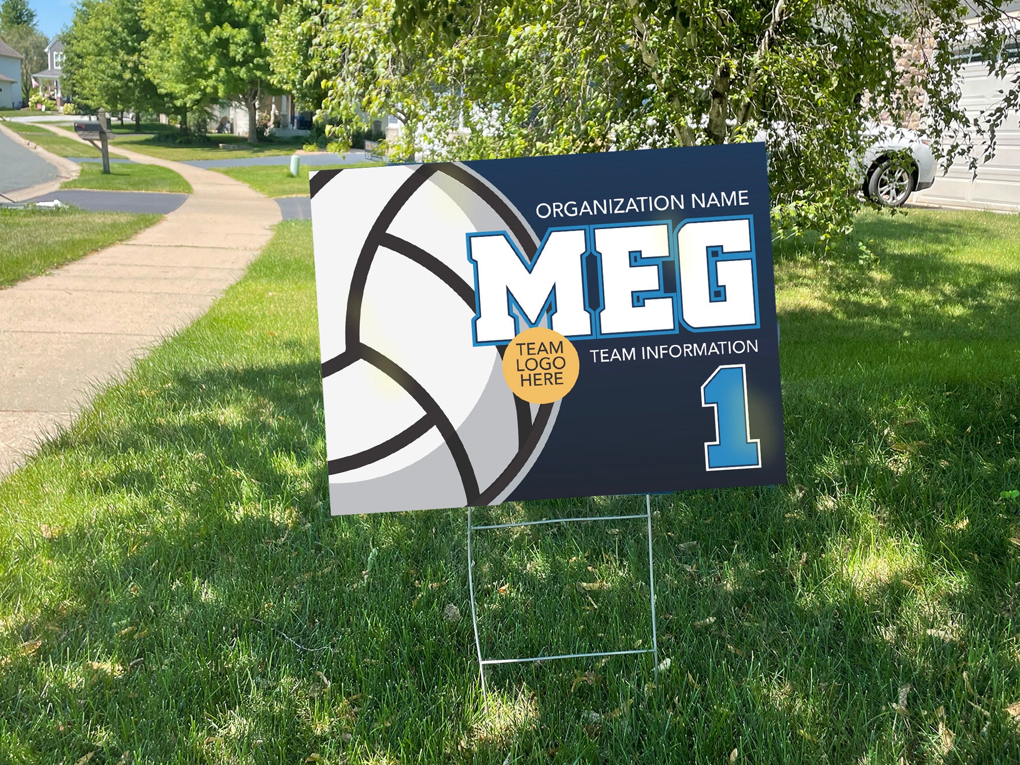 DIGITAL FILE - Custom Sports Tournament Sign - Volleyball ...