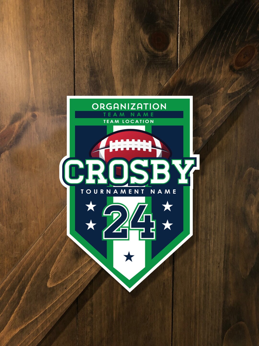 DIGITAL FILE Custom Sports Tournament Sign Football - Etsy