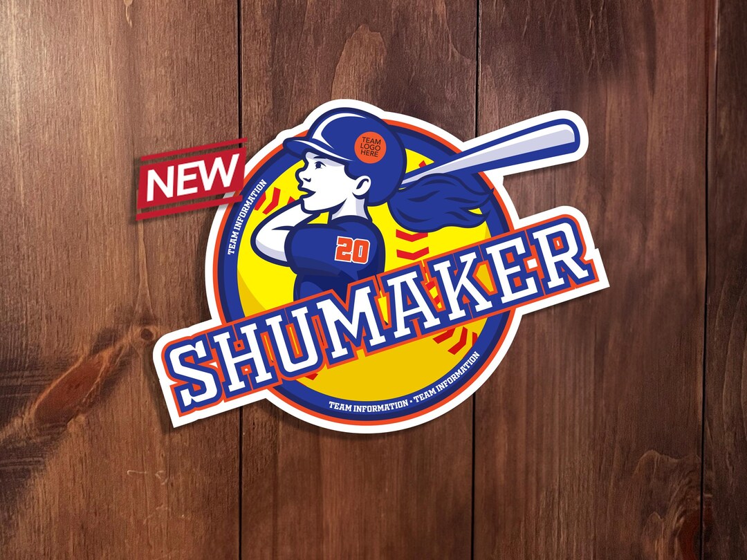 Custom Softball Tournament Sign - DIGITAL FILE - Batter - Door Hanger ...