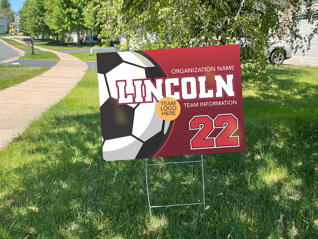 DIGITAL FILE - Custom Sports Tournament Sign - Soccer - Personalized ...
