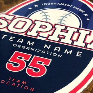 Custom Baseball Tournament Sign - DIGITAL FILE - Oval Design - Door ...