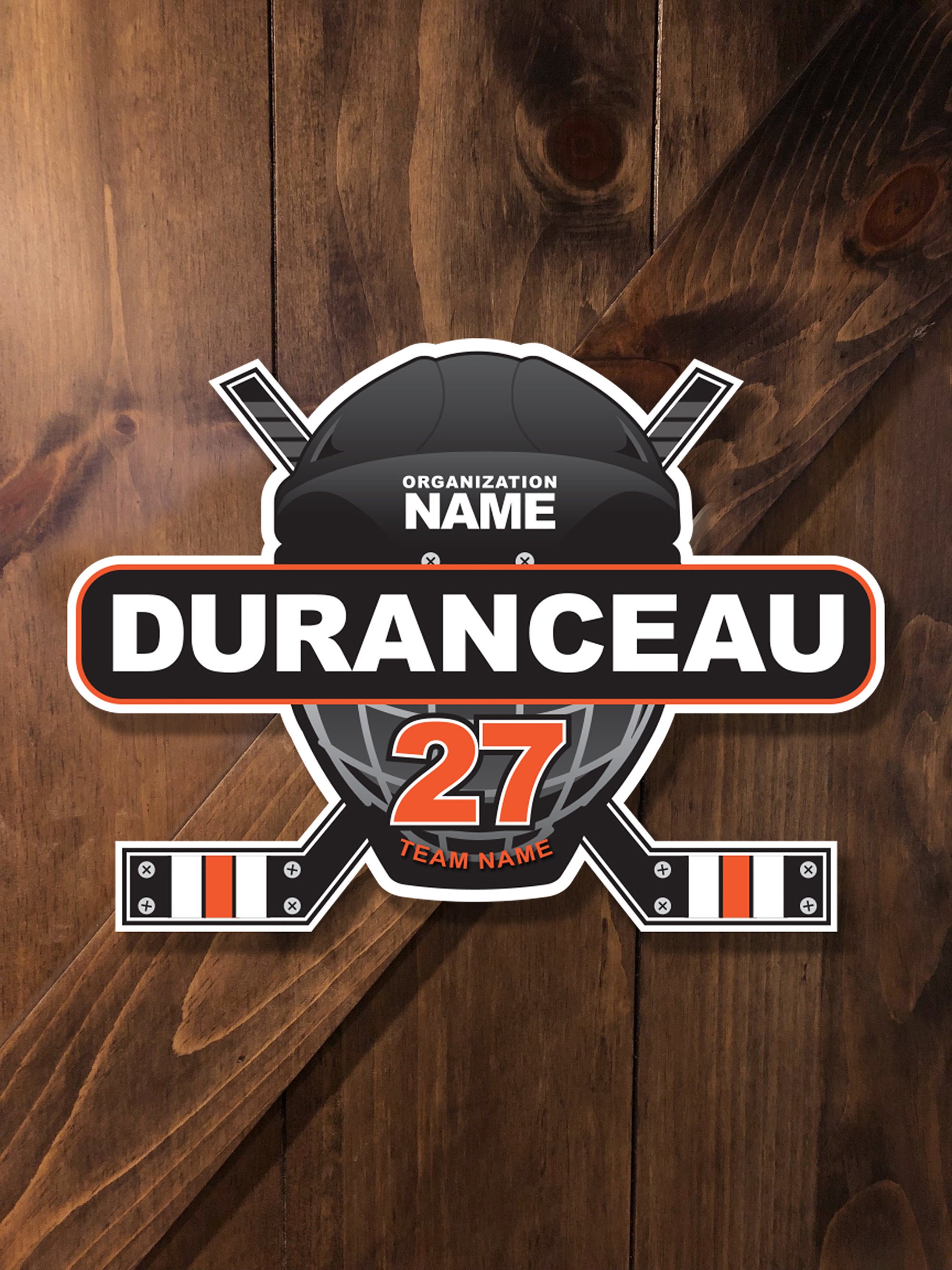 DIGITAL FILE Custom Sports Tournament Sign Hockey | Etsy