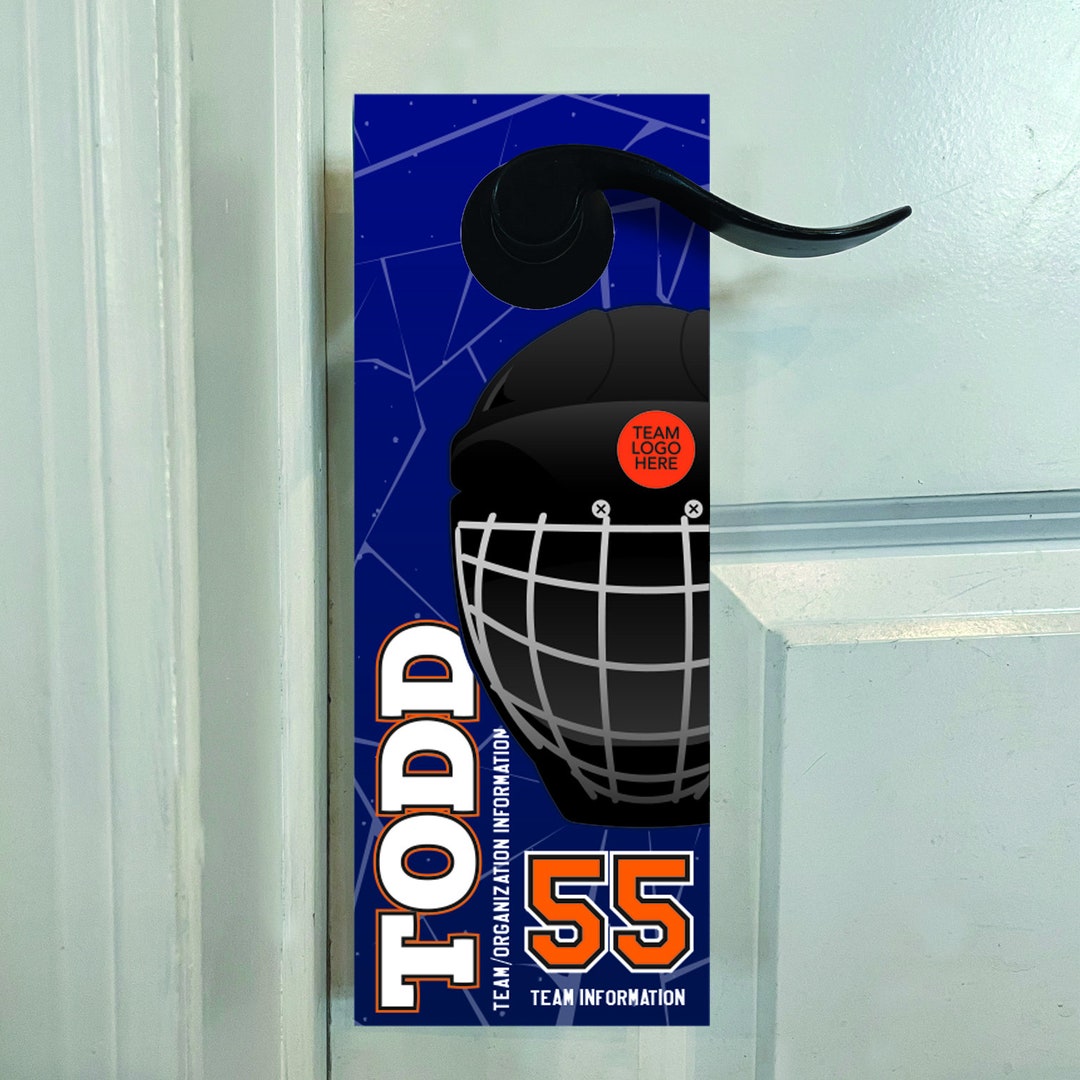 DIGITAL FILE - Custom Sports Tournament Sign - Hockey - Door Hanger ...