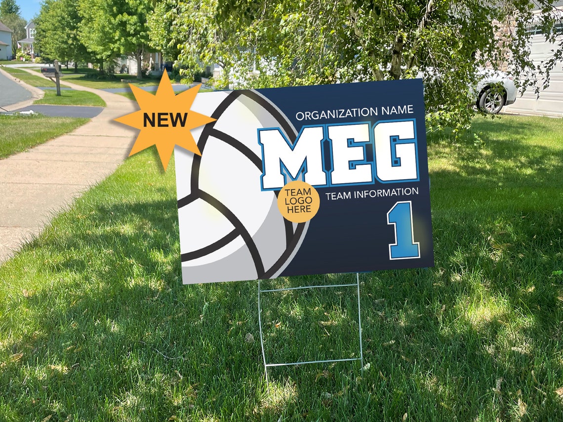 DIGITAL FILE Custom Sports Tournament Sign Volleyball - Etsy