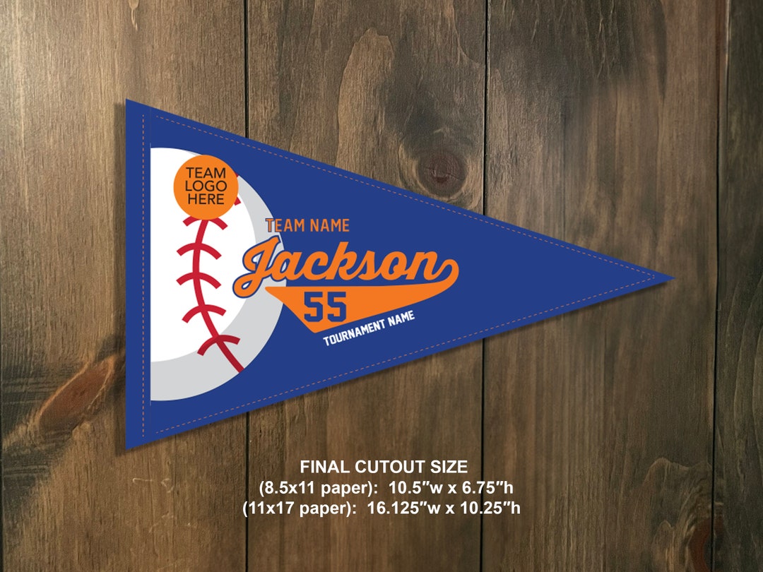 Custom Baseball / Softball Tournament Sign - DIGITAL FILE - Pennant ...