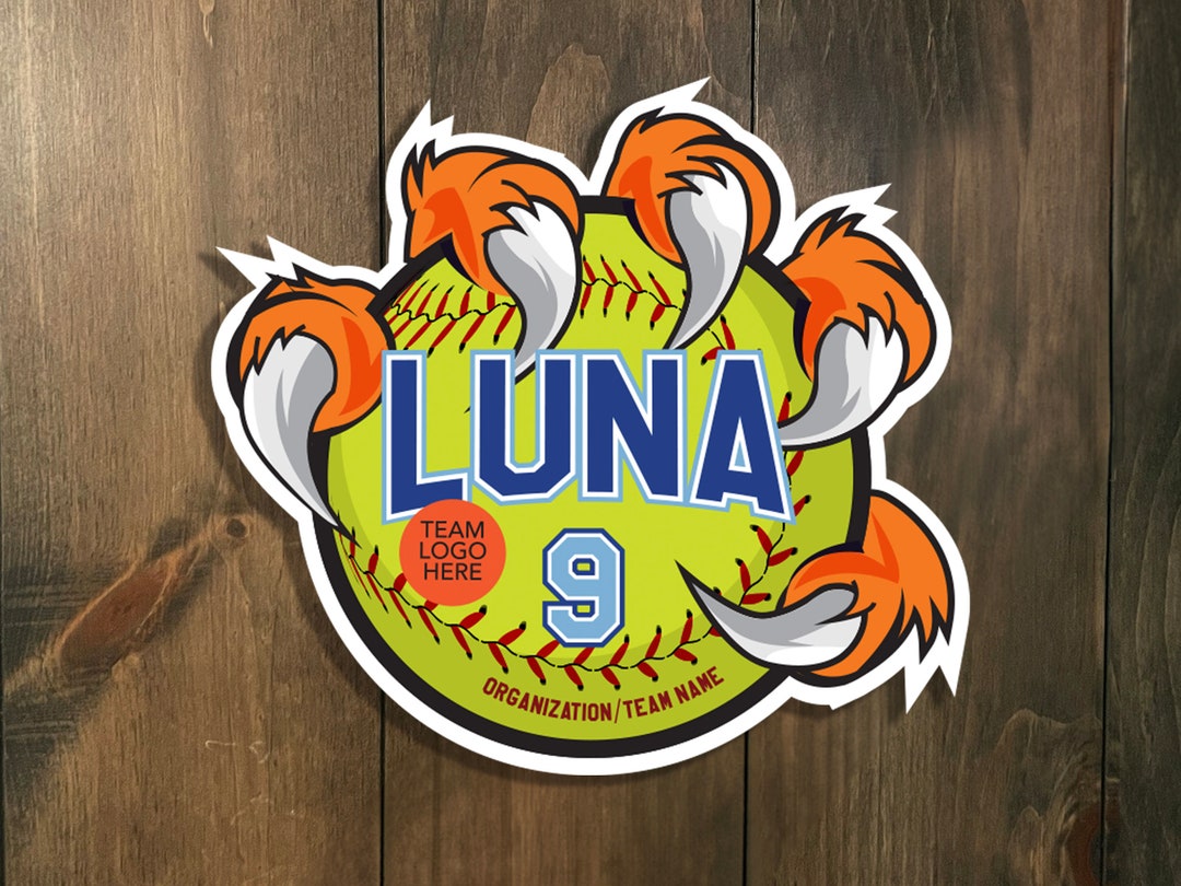 Custom Softball Tournament Sign - DIGITAL FILE - Cat / Dog Claws - Door ...