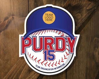Custom Baseball Tournament Sign DIGITAL FILE Shield Design 2 Door ...
